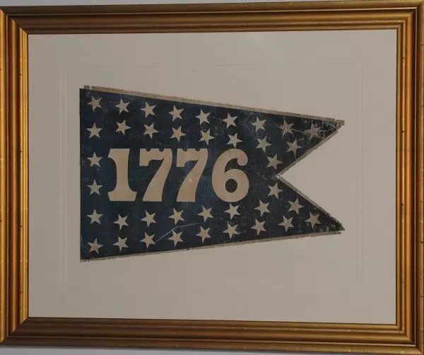 Rare 1776 - 1876 Centennial Swallowtail Banner