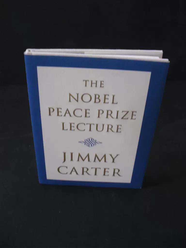 Jimmy Carter Nobel Peace Prize Lecture Signed By the President