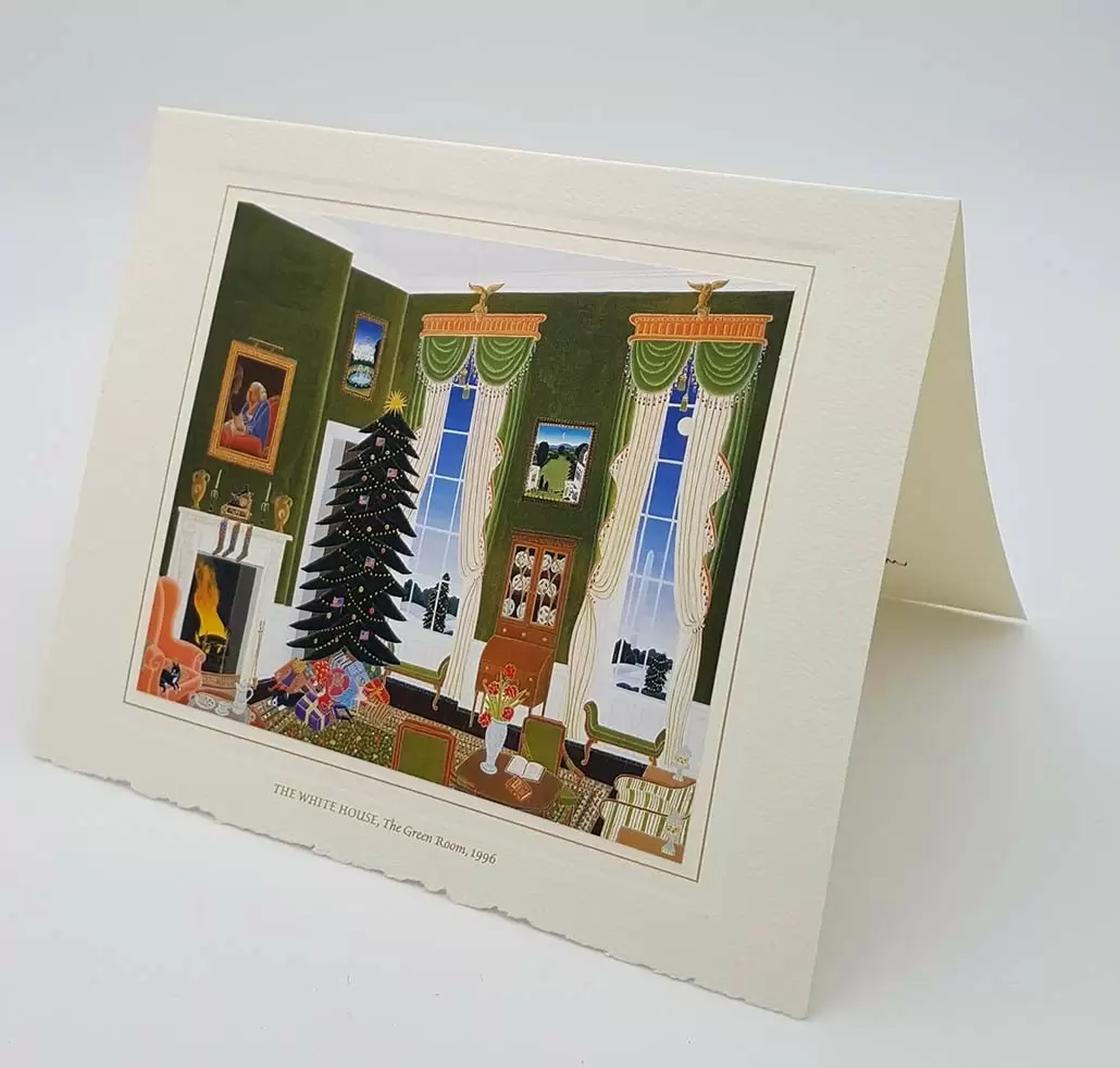 1996 Clinton White House Christmas Card