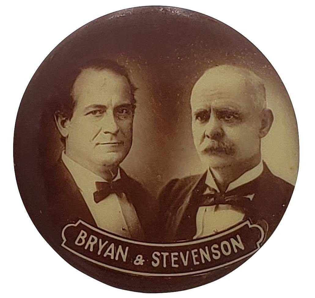 William Jennings Bryan for President Button