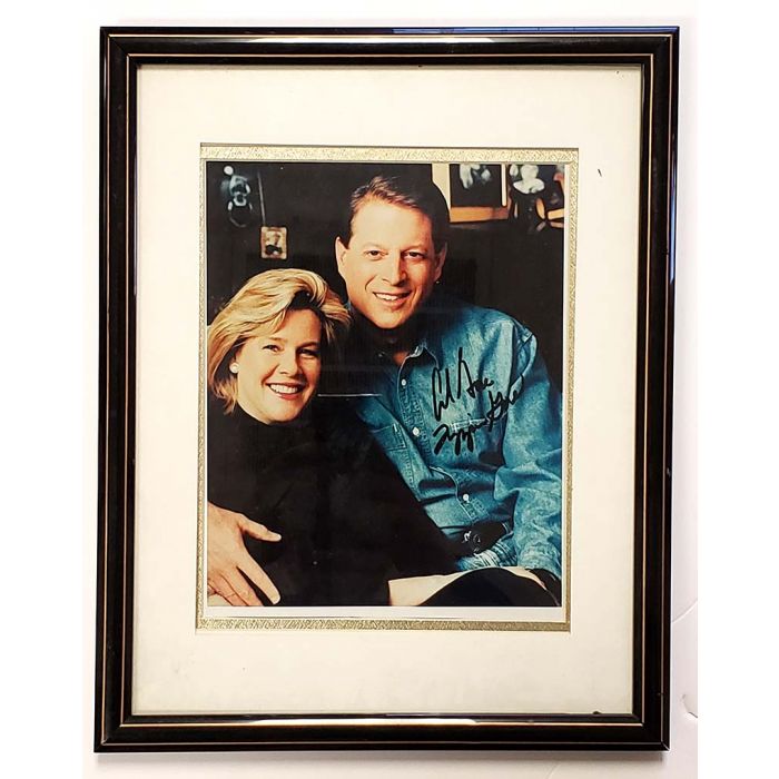 Al Gore & Tipper Gore Signed Photograph