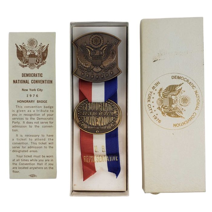 1976 Democratic Nominating Convention Souvenir Badge