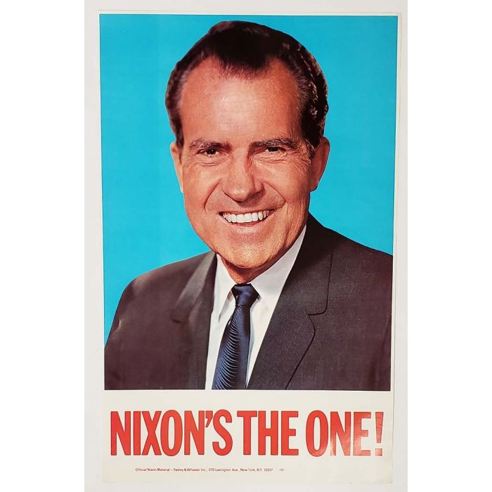 Richard Nixon Campaign Poster Nixon's The One