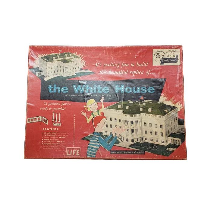 1950s White House Plastic Model Kit With Original Box.