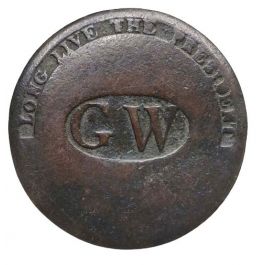 George Washington Inauguration Clothing Button