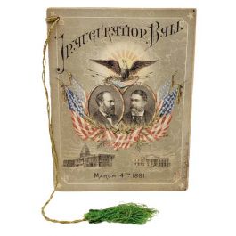 Authentic Program from the Inauguration of James Garfield as President 1881