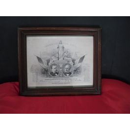 1885 Grover Cleveland Inauguration Card