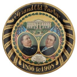 Taft Sherman 1909 Campaign Collectible Gift Dish