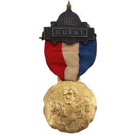 1912 Progressive Bull Moose Party Guest Badge. The convention nominated ...