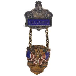 Original Delegate badge from the 1940 Democratic National Convention ...