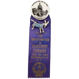 John F. Kennedy Inauguration Ribbon 1961