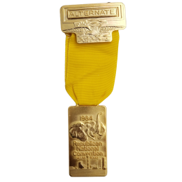 1984 Republican National Convention Alternate Delegate Badge