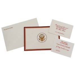 1992 George Bush White House Christmas Reception Invitation