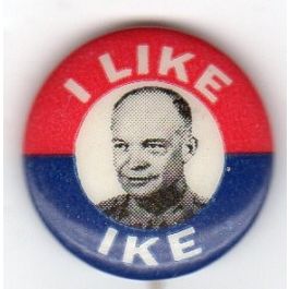 I Like Ike Photo Button