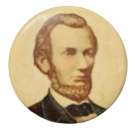 1909 Abraham Lincoln Centennial Celebration Button. Includes the ...