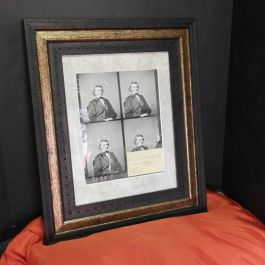 Alexander Stephens Southern Confederate Vice President Framed SIgnature