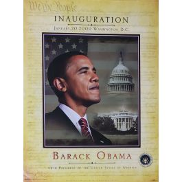 2009 Barack Obama "We The People" Inauguration Poster. Very attractive ...
