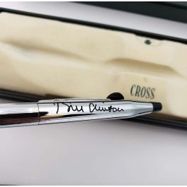 President Bill Clinton Cross Brand Signature Crome Pen