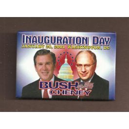 Bush Cheney Inauguration Day Button