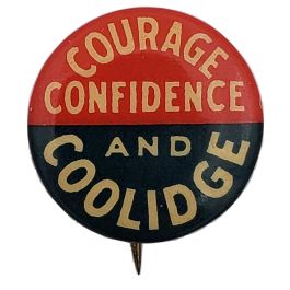 President Calvin Coolidge Campaign Button