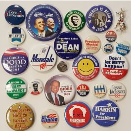 Collection of Democratic Party Campaign Buttons