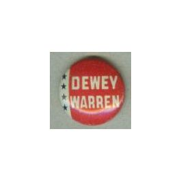 Dewey Warren Campaign Button