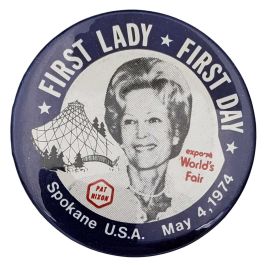 Original 1974 "First Lady FIrst Day" Pat Nixon Spokane World's Fair ...
