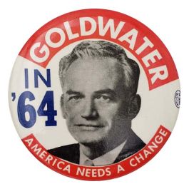 Goldwater in 64 Campaign Button