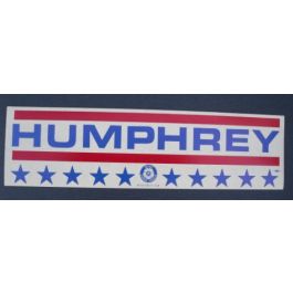 1968 Humphrey Bumper Sticker