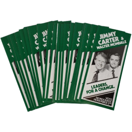 Original foldout campaign flyer from the 1976 democratic nomination ...