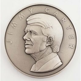 1977 Jimmy Carter Inaugural Silver Medal