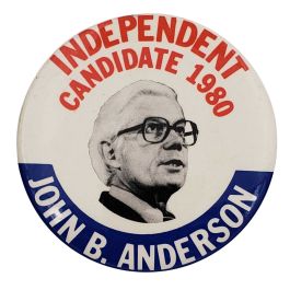 Original John B. Anderson For President 1980 campaign for president ...