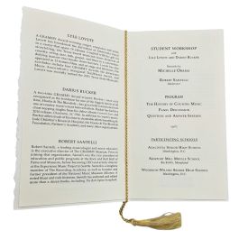 2011 Obama White House History of Country Music Event Program