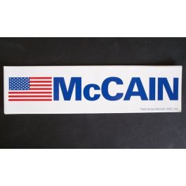 John McCain 2000 Presidential Campaign Bumper Sticker
