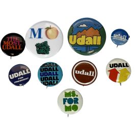 1976 Mo Udall Democratic Candidate for President Campaign Button Group