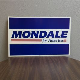 Mondale For America Campaign Poster