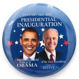 Barack Obama Inauguration Button For Sale