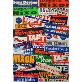 Collection of Political Bumper Stickers