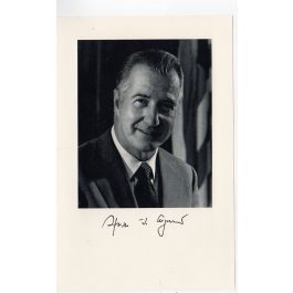 Spiro Agnew Official Congressional Inaugural Portrait