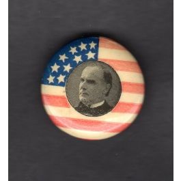 William Mckinley 1896 Campaign Button
