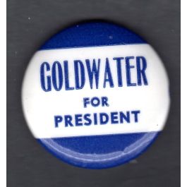 I'm For Goldwater Campaign Button