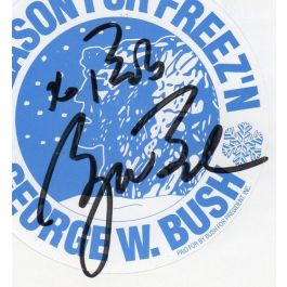 President George Bush Autograph