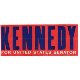 Robert F Kennedy United States Senator Bumper Sticker