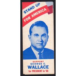 George Wallace Stand Up For America Campaign Order Brochure
