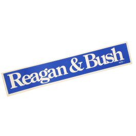 1980s Unusual Reagan & Bush Campaign Placard or Sign or Poster