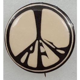 Robert Kennedy Assassination Peace Symbol Button