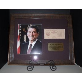 President Ronald Reagan Inaugural Ball Display