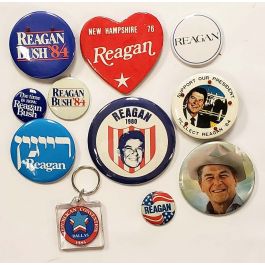 Ronald Reagan Campaign Button Collection (11)