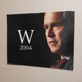 Dramatic George Bush 2004 Campaign Poster