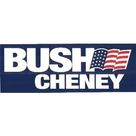 Bush Cheney Bumpter Sticker